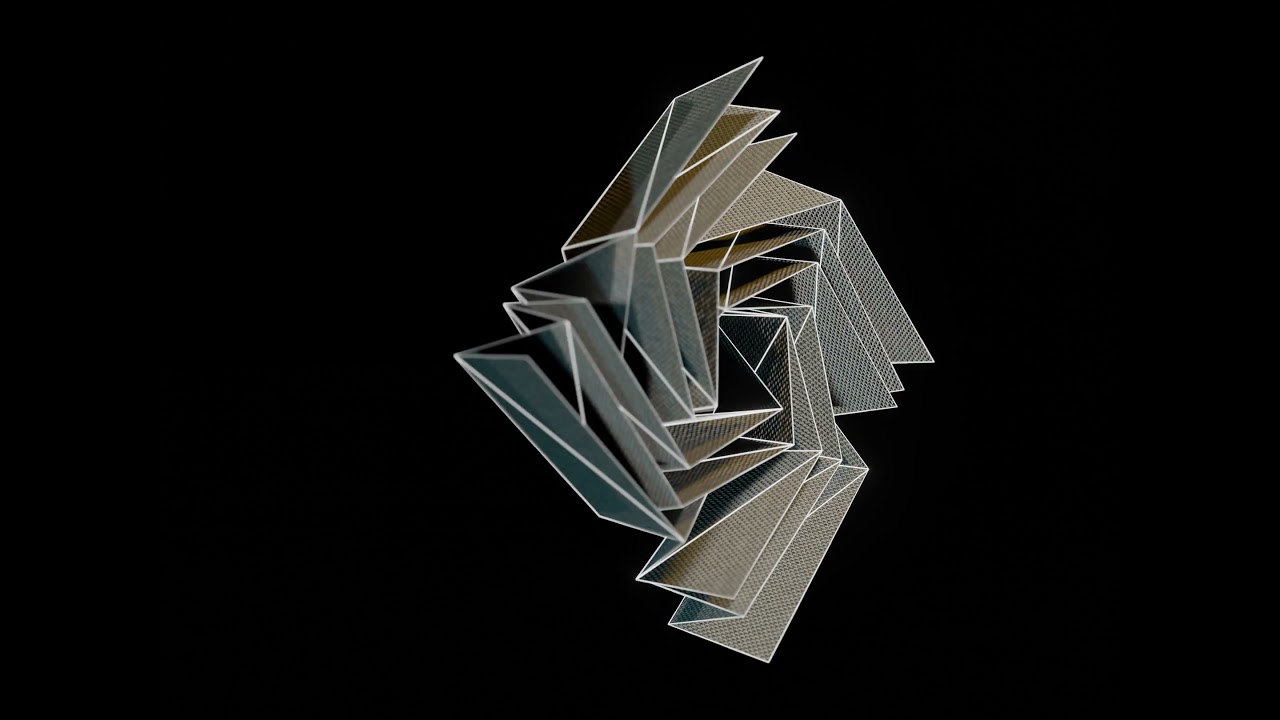 Flasher Origami Pattern Rendered Simulation - YouTube