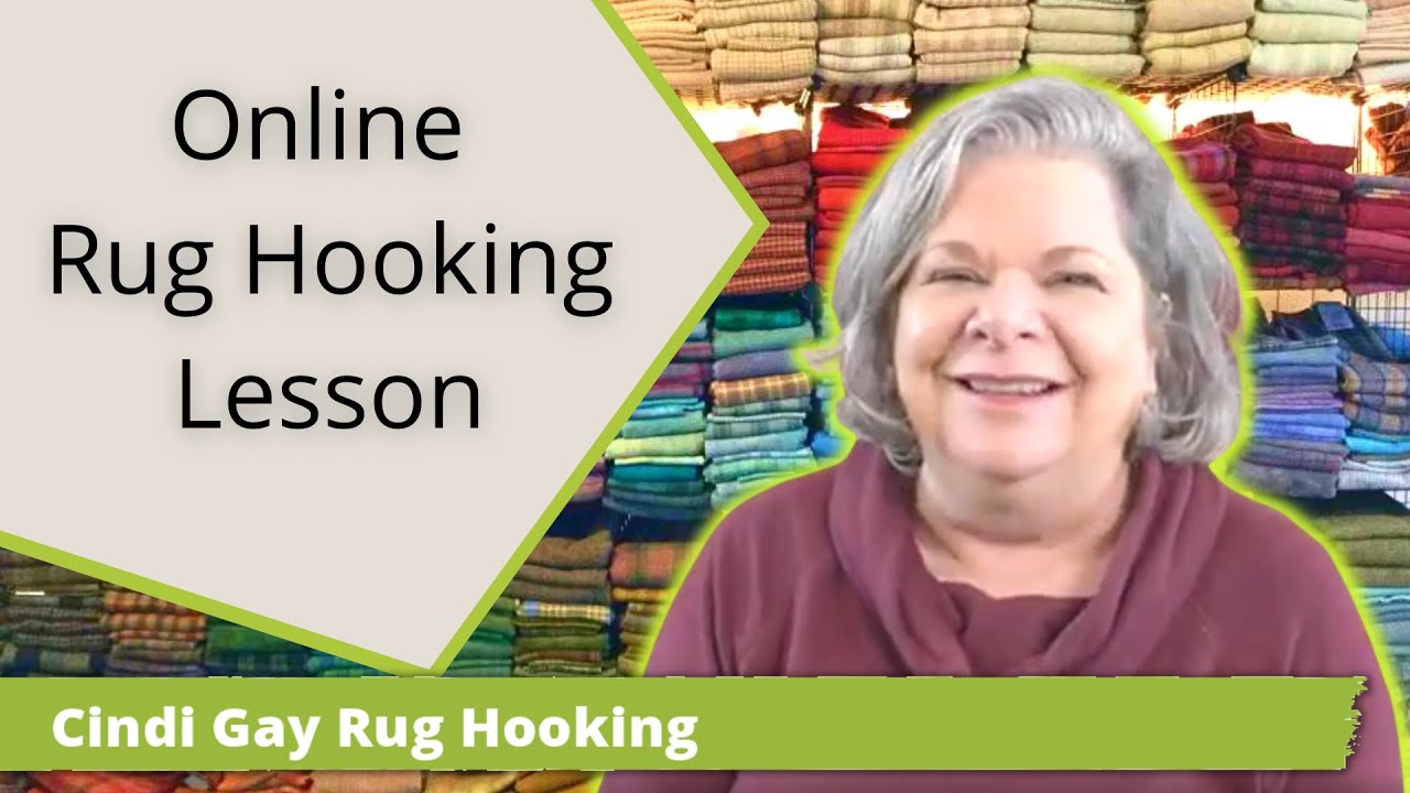 Online Rug Hooking 2-9-16 Hit and miss - YouTube
