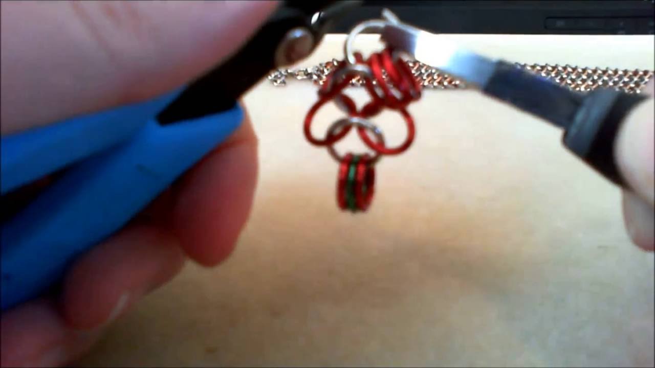 European 4 in 1 Chainmaille Tutorial - YouTube