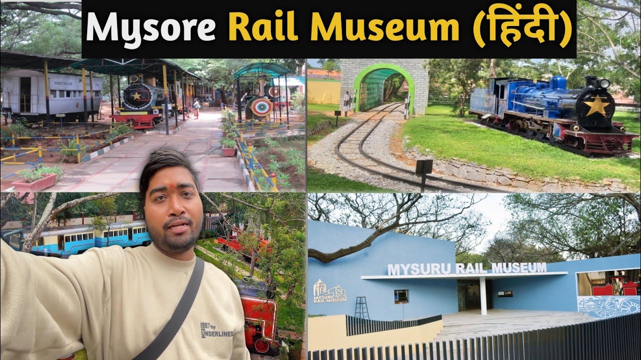Indian Rail Museum Mysore || Old Historical Trains and Engines of India ...