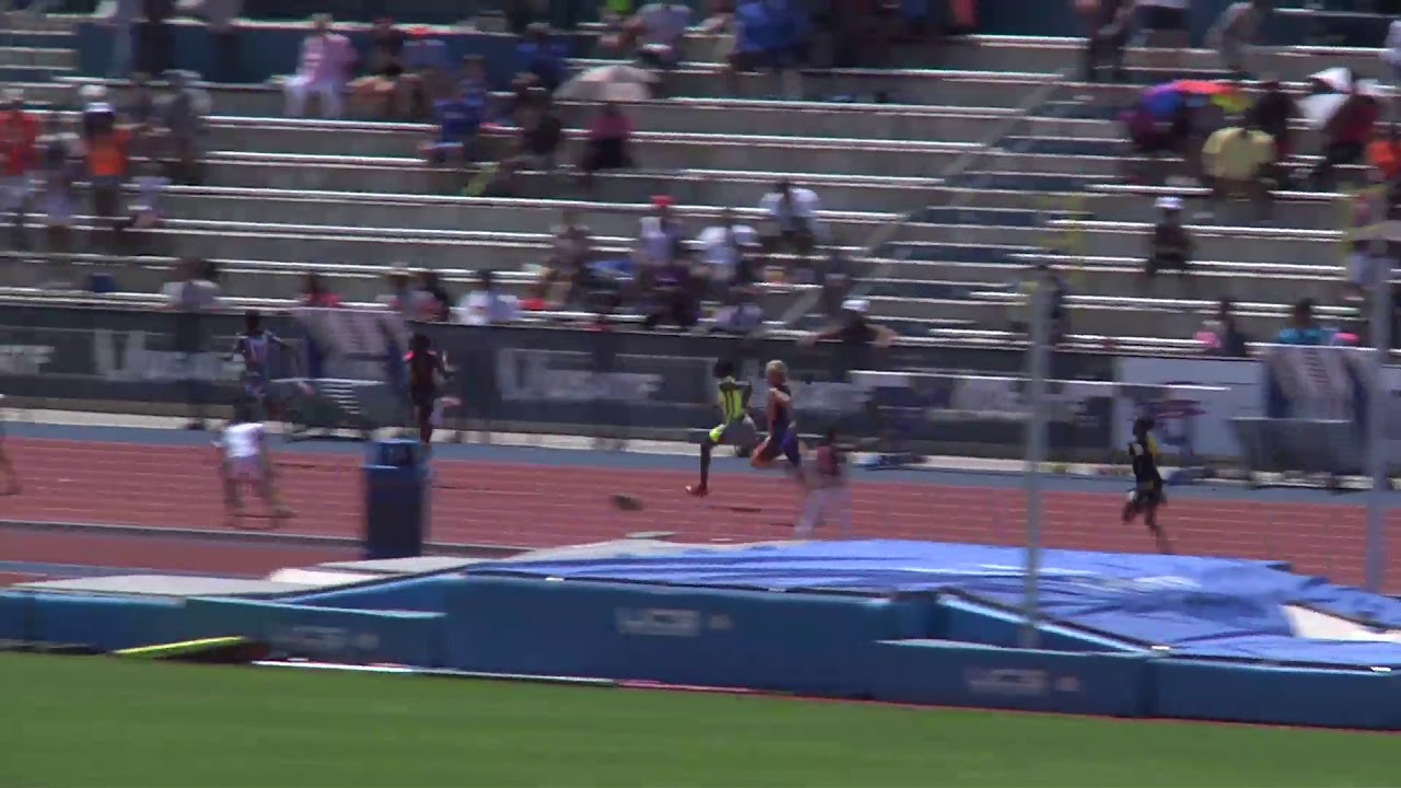 Hallmark Track - 2018 9/10 boys 4x100 relay national champions - YouTube