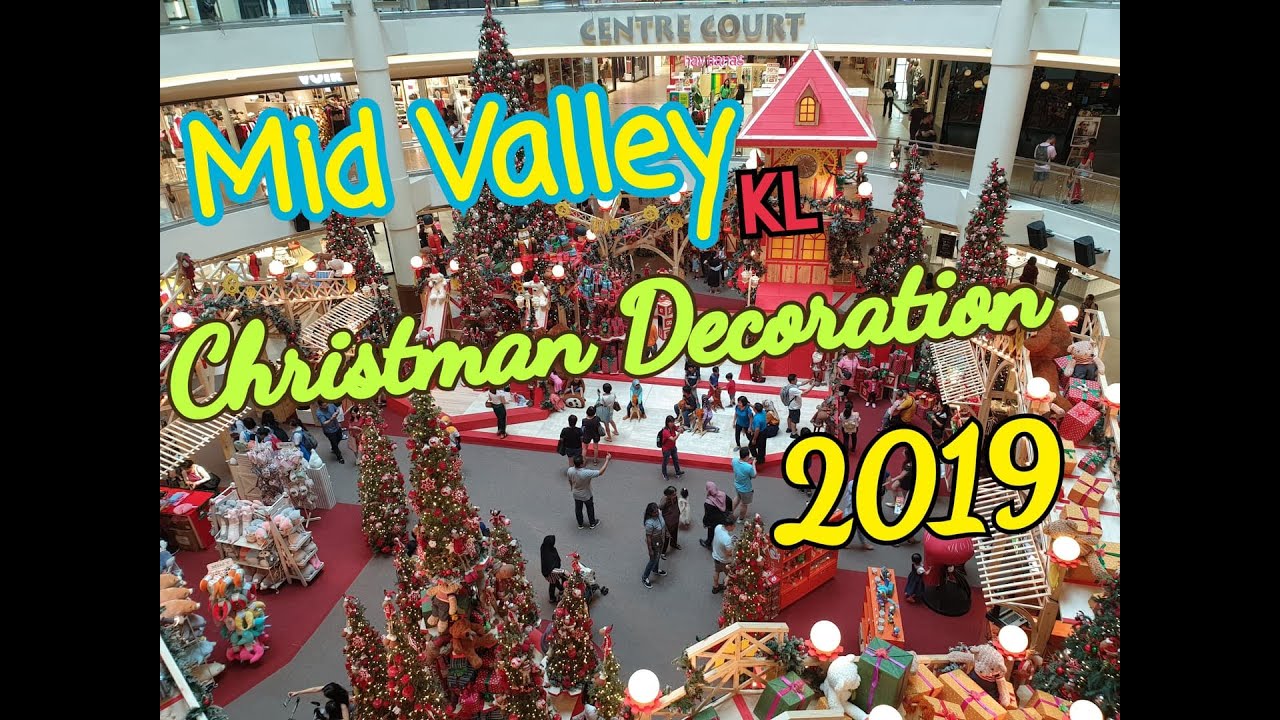 Walking in Kuala Lumpur Mid Valley Christmas decoration Nov 2019 4K ...
