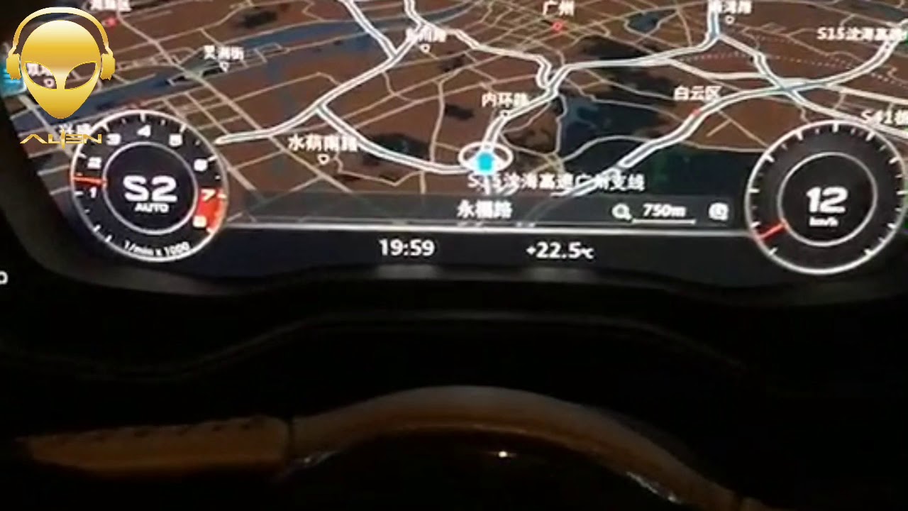 Alien Launching Android Speedometer / Instrument Panel... - YouTube