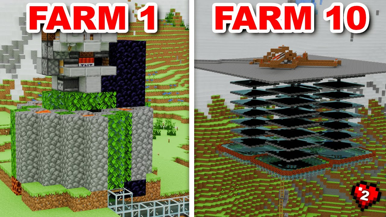 Building OVERPOWERED Farms in Survival Minecraft | Moon SMP S3E2 - YouTube