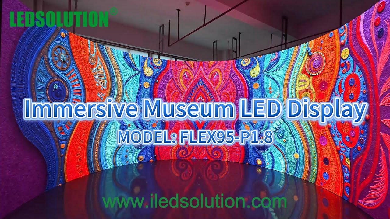 Immersive Museum LED Display | FLEX95-P1.8 Curved Display Solution ...