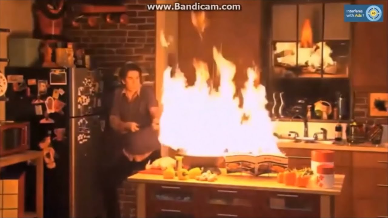 iCarly Kitchen On Fire Change Speed 0.90 - YouTube
