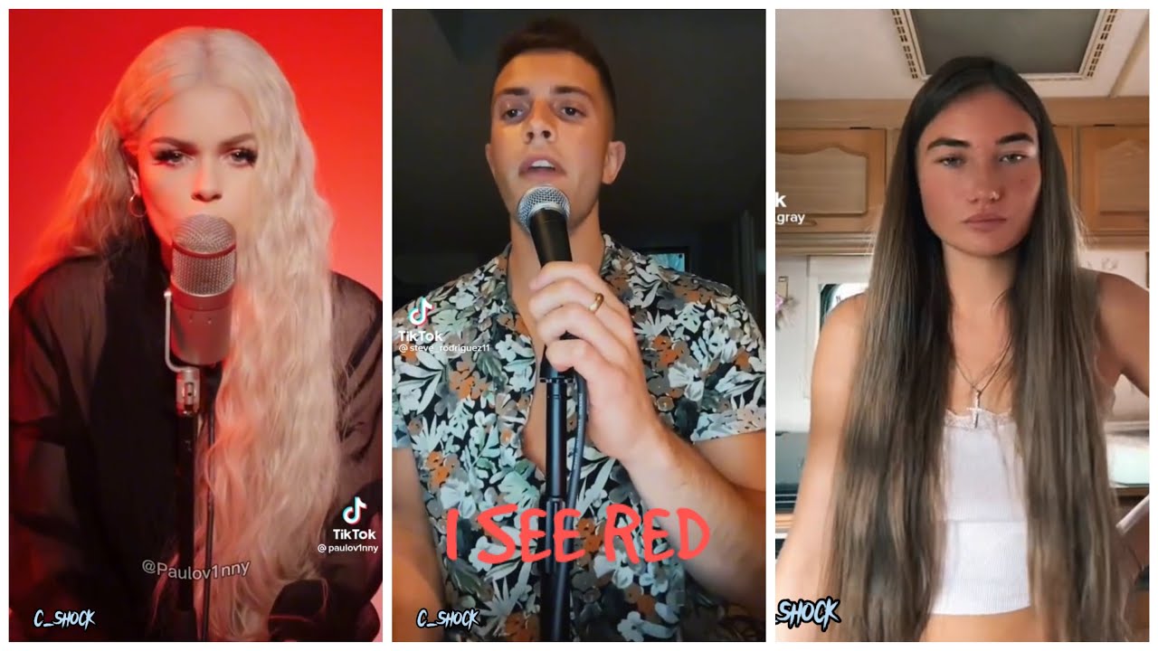 Who Sings Better ?? I See Red Song ~ AMAZING TikTok Covers 😍 ( Tiktok ...