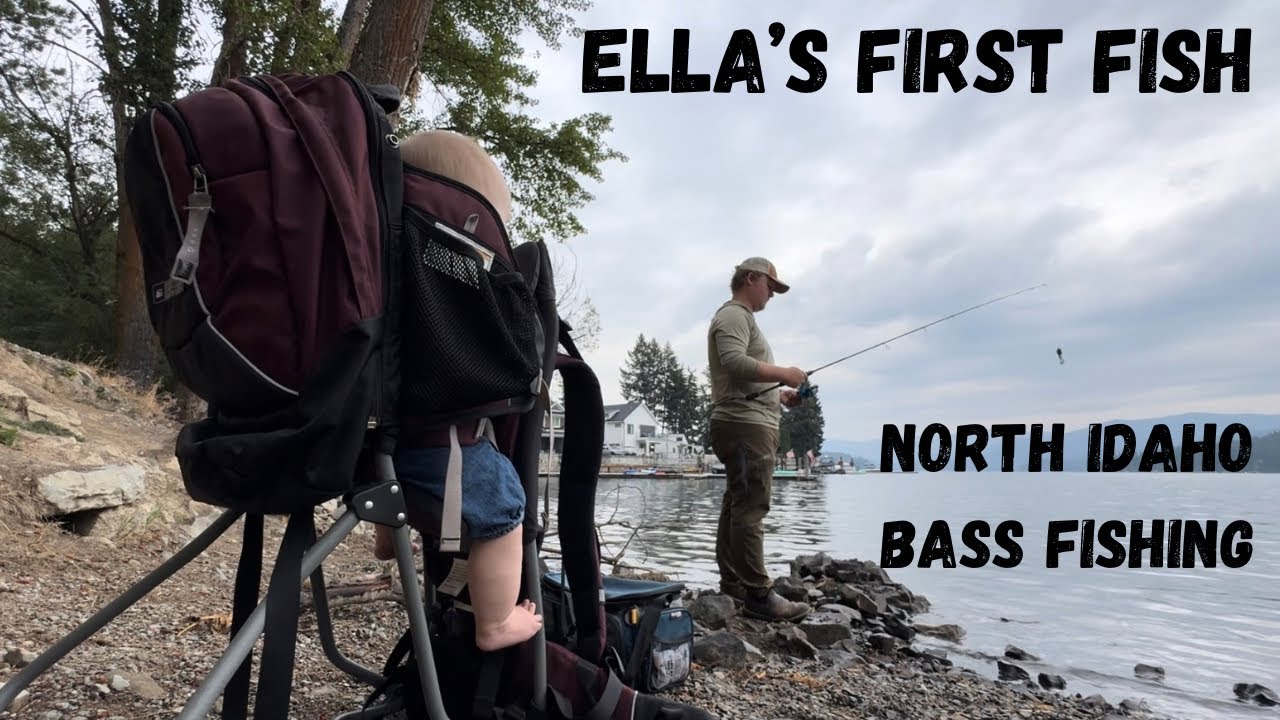 ELEANOR’S FIRST FISH (kind of…) • North Idaho Bass Fishing - YouTube