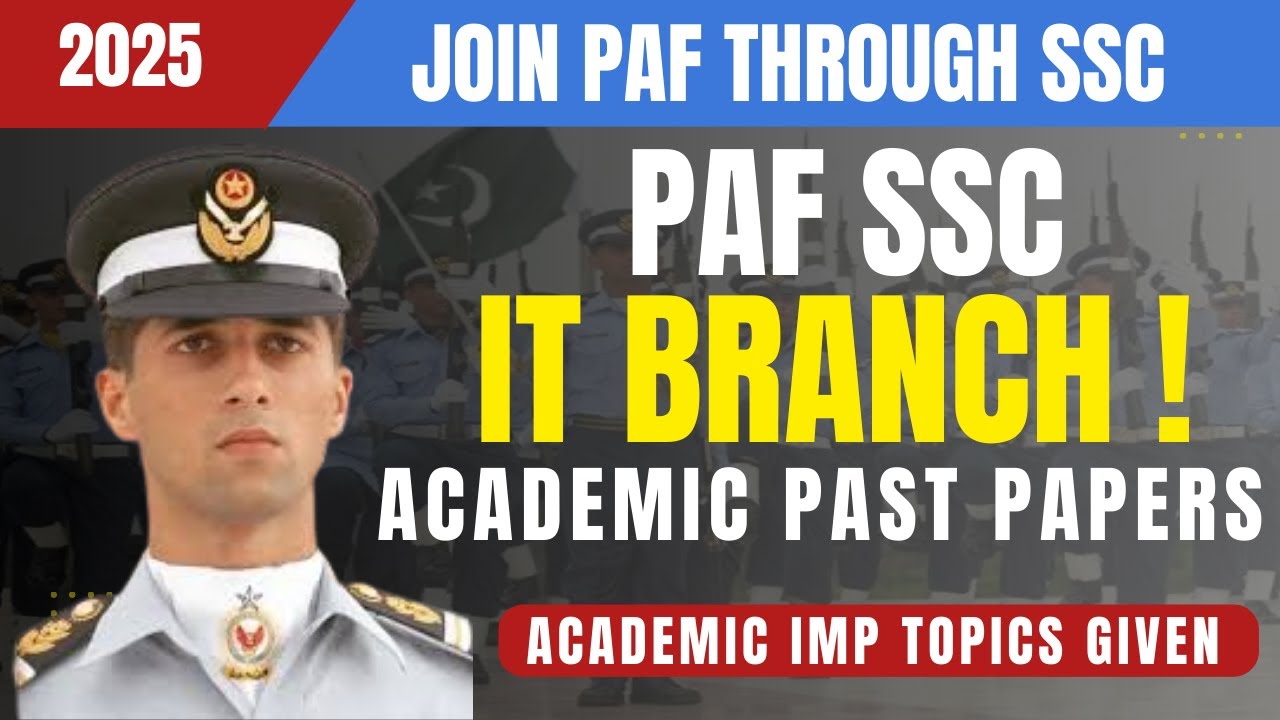 PAF SSC IT BRANCH Academic| PAF SSC 2025 | Test Pattern, Syllabus ...