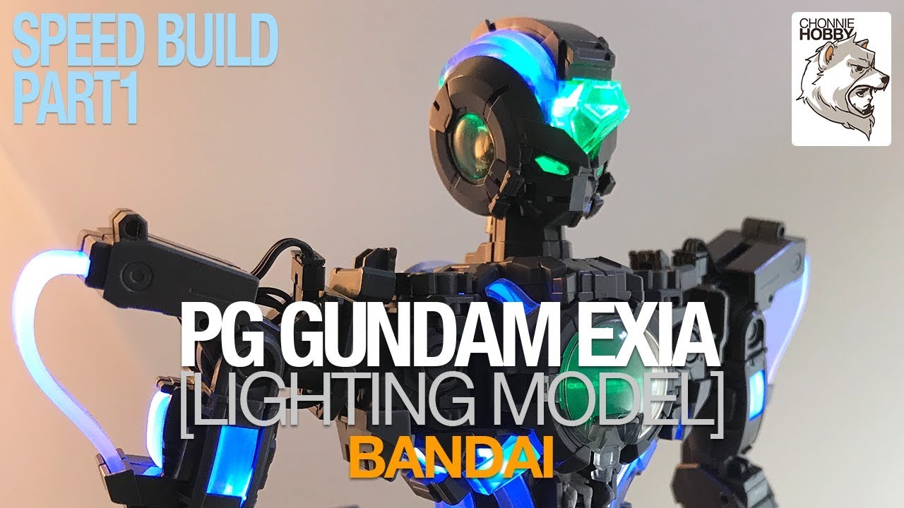 ประกอบ PG GUNDAM EXIA - Lighting Model [SpeedBuild] PART1 - YouTube