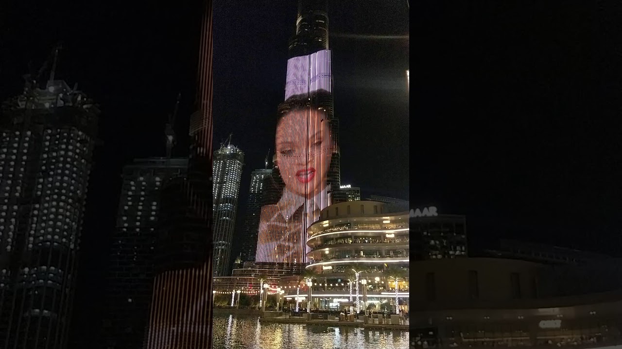 Rihanna - Special Appearance on Burj Khalifa - YouTube