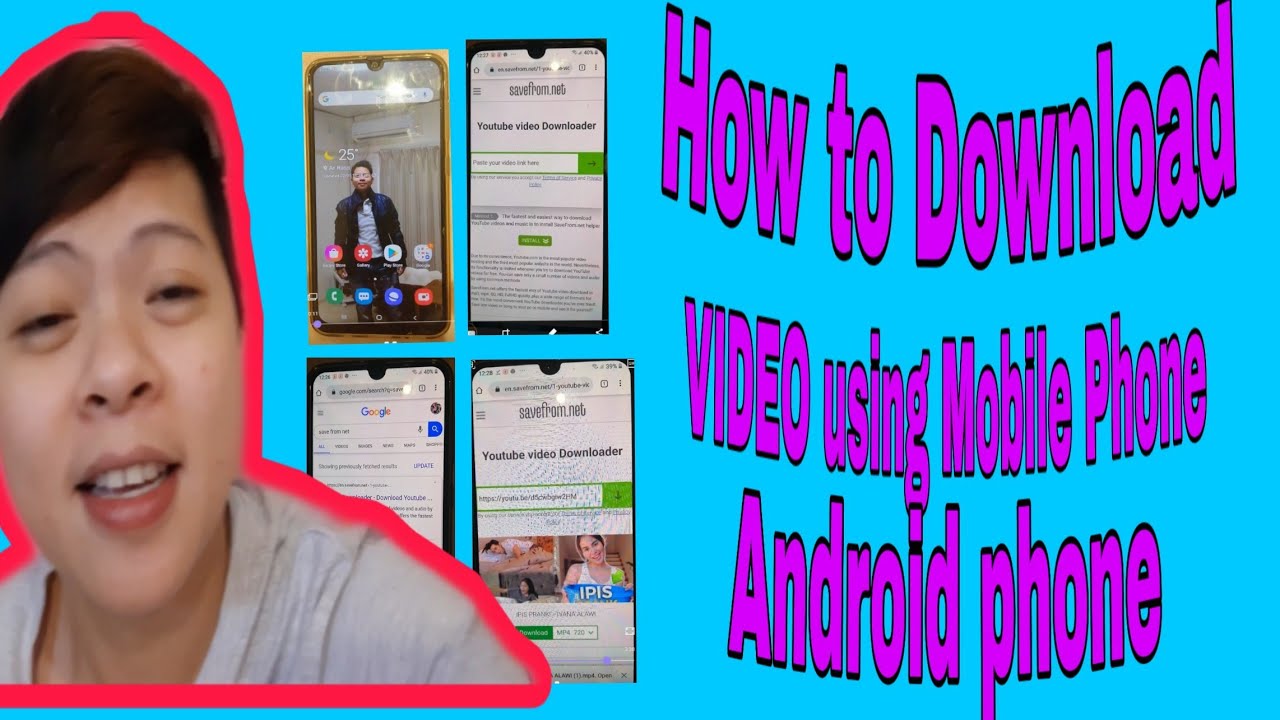 HOW TO DOWNLOAD VIDEO USING MOBILE PHONE ,ANDROID PHONE - YouTube