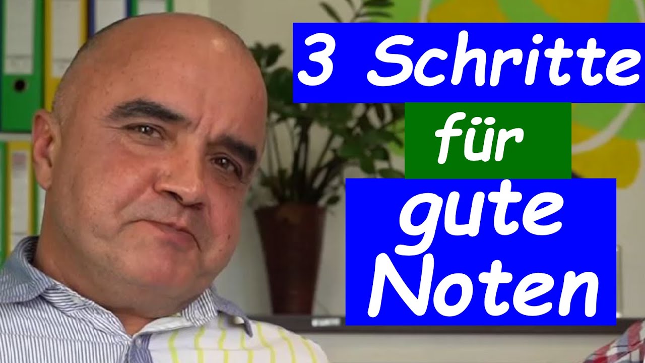 Endlich gute Noten! [3 Punkte Formel für bessere Noten] - YouTube