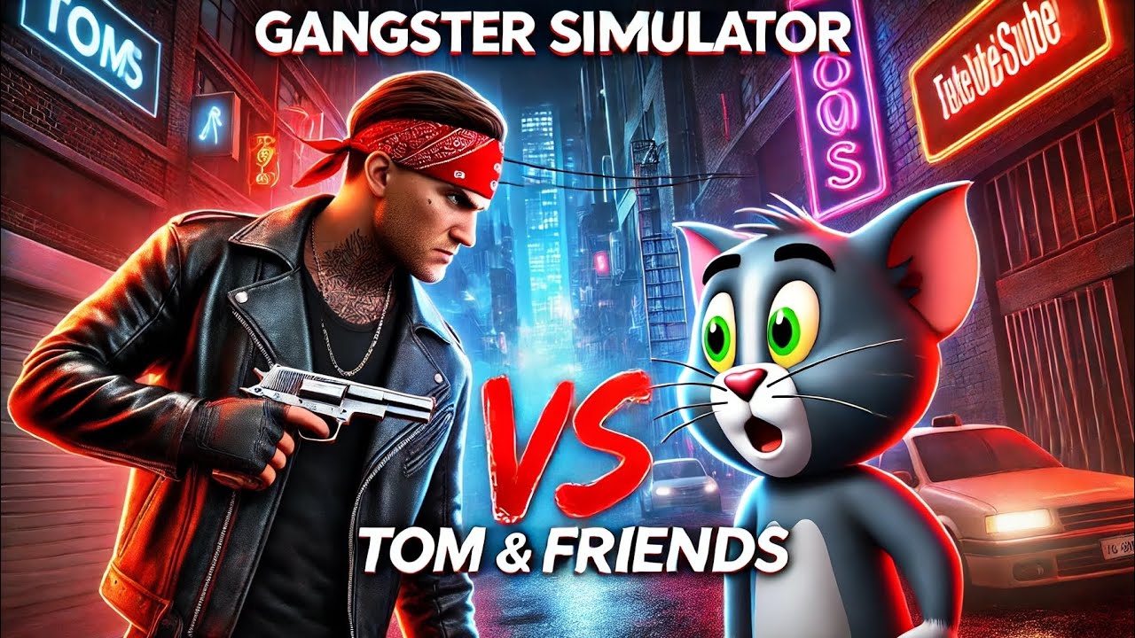 gangster simulator game Vs tom friends game 🎮 #gameplay #games #game # ...