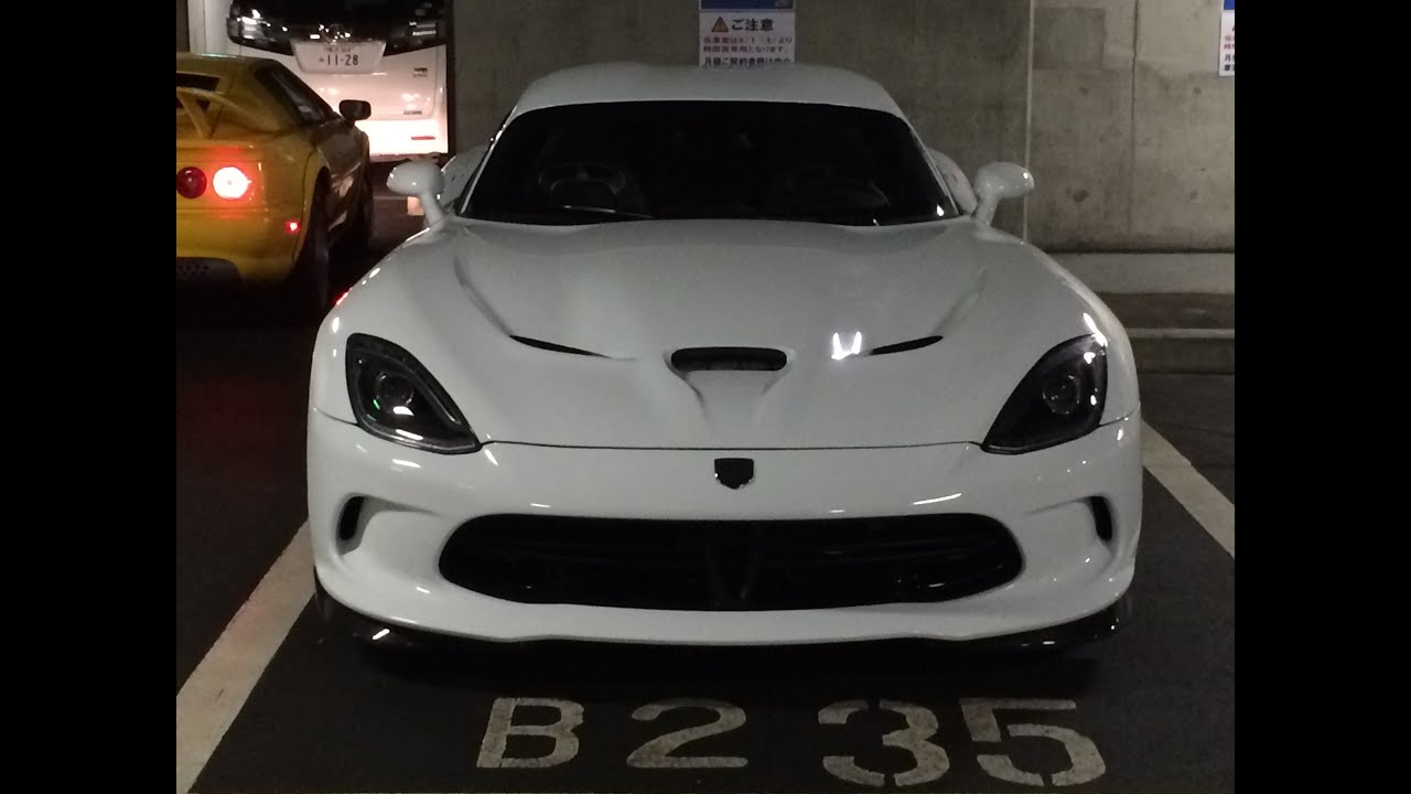 Dodge Viper night cruise 1 of 4 (Dodge Viper 2017 + optional Time ...