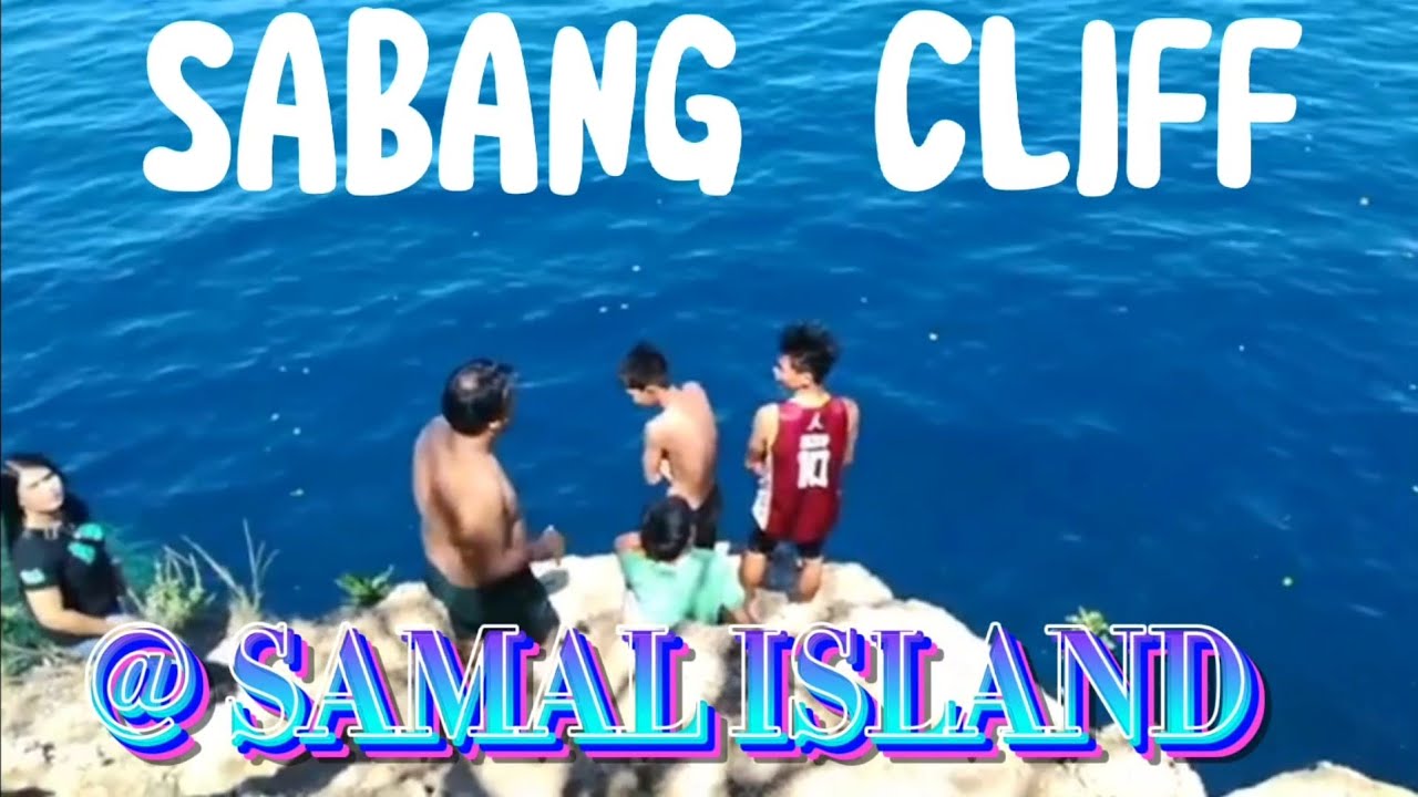 SABANG CLIFF @ SAMAL ISLAND PHILIPPINES - YouTube