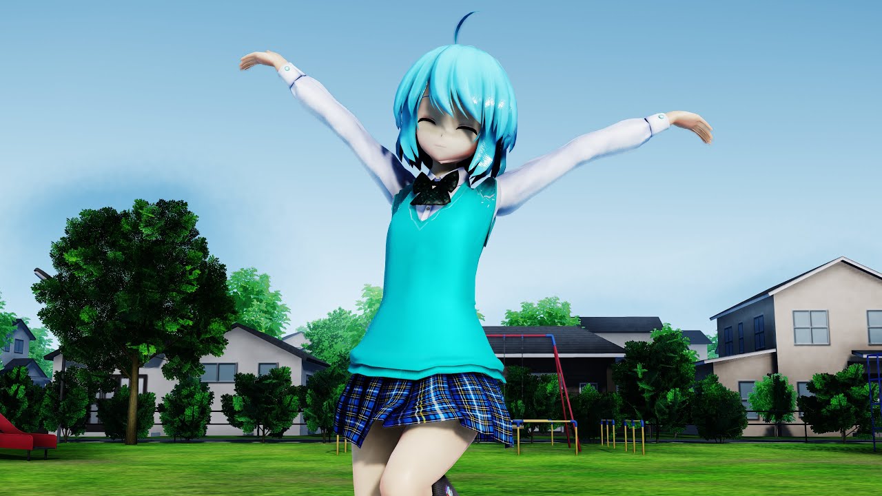 【MMD】Girl's Day - Twinkle Twinkle 多々良小傘 制服【Ray-MMD1.52 ぱんつ注意】 - YouTube