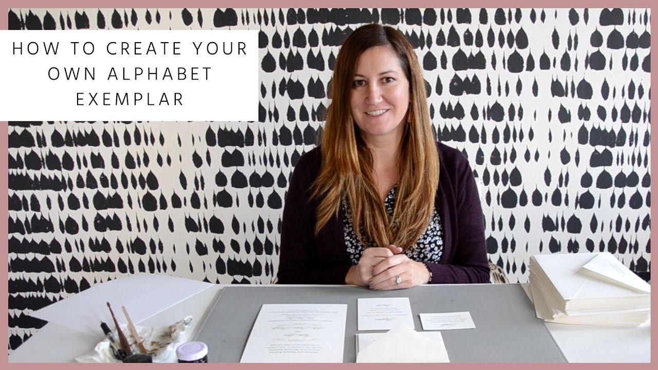 How to Create Your Own Alphabet Exemplar - YouTube