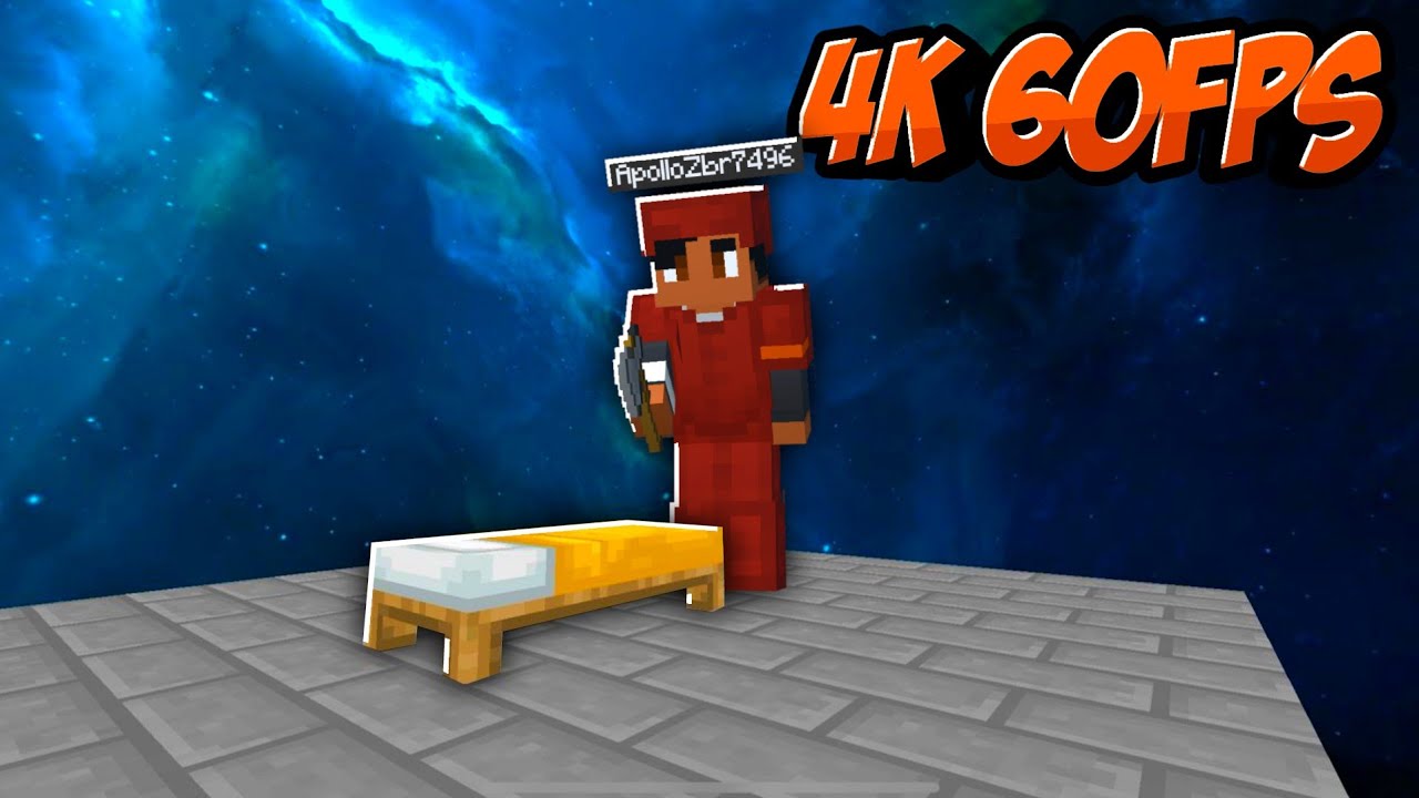 Bedwars Gameplay [4K 60FPS] NOVOS CONTROLES feat @orihmtb | MCPE ...