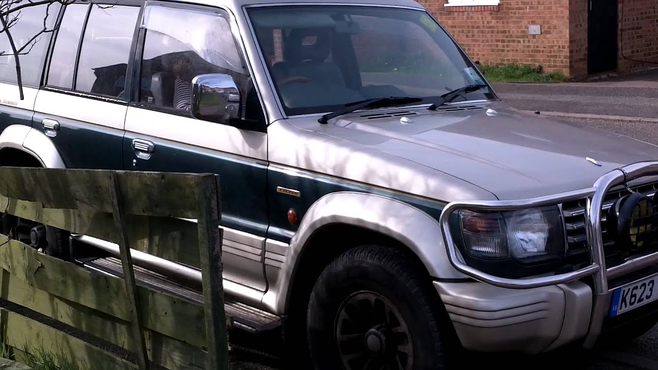 Mitsubishi Pajeo 2.5 4D56 Start and drive off - YouTube