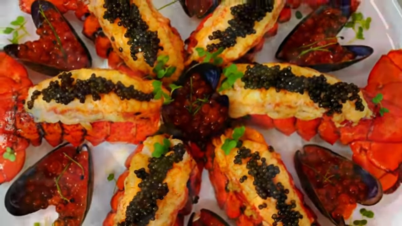 5 Minute Gourmet Oysters & Red Caviar Recipe REVEALED - YouTube