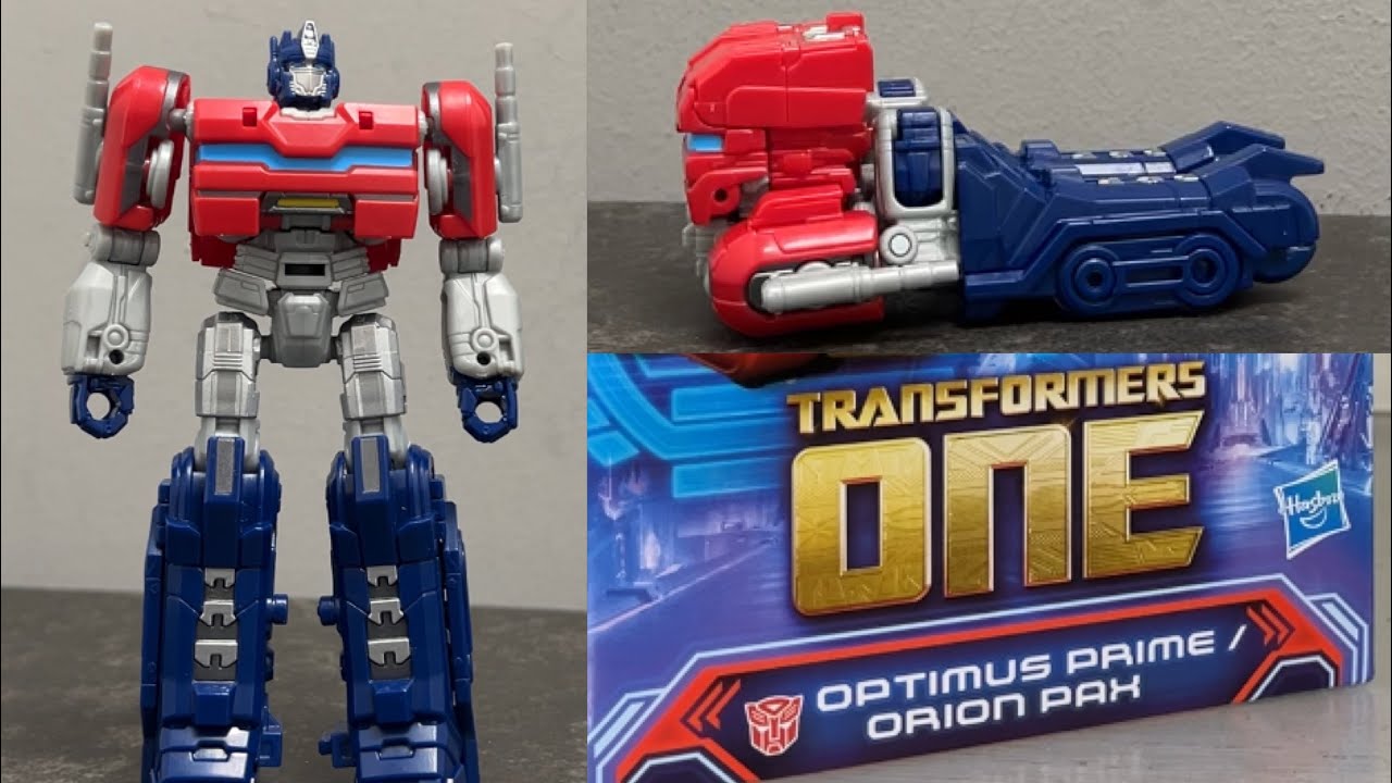 How to transform Transformers one Optimus prime figure Mainline toy ...