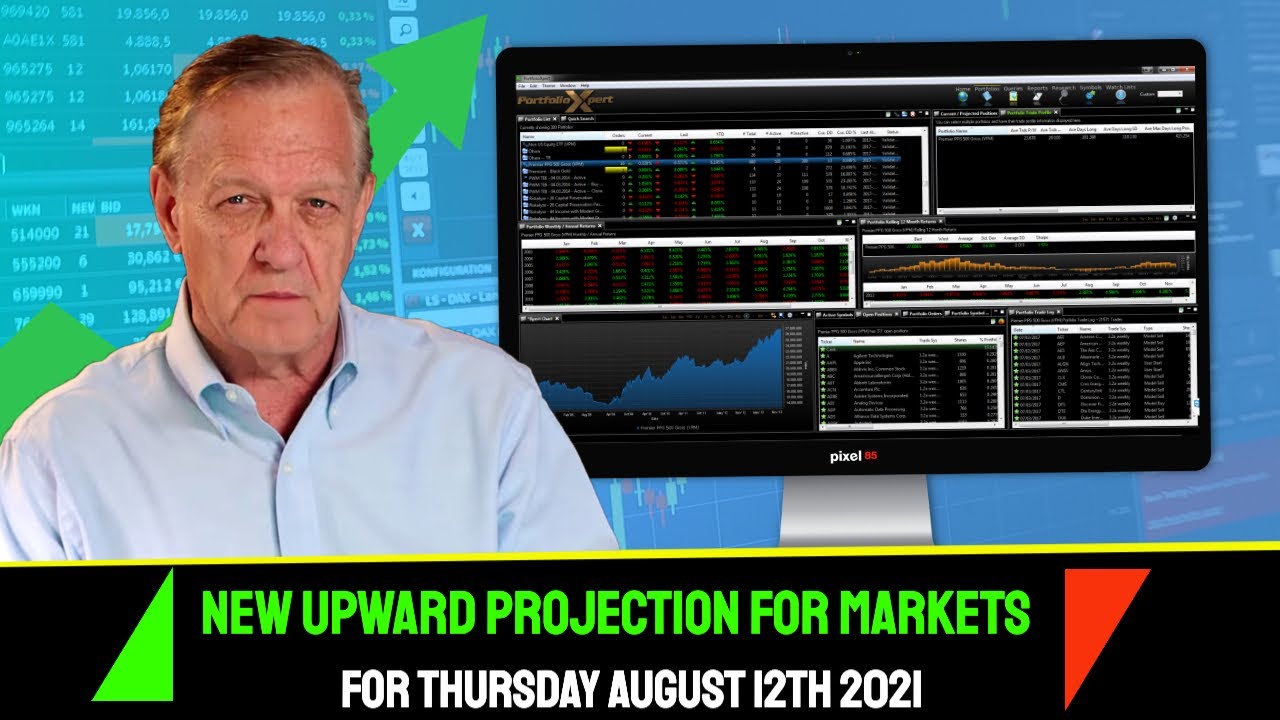 New Upward Projection for Markets for Thursday August 12-2021 - YouTube