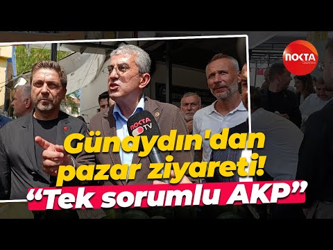 Gökhan Günaydın'dan pazar ziyareti! \