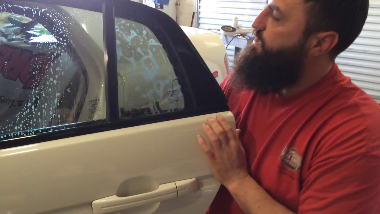 How to tint quarter windows with deep recess : how to tint car windows ...
