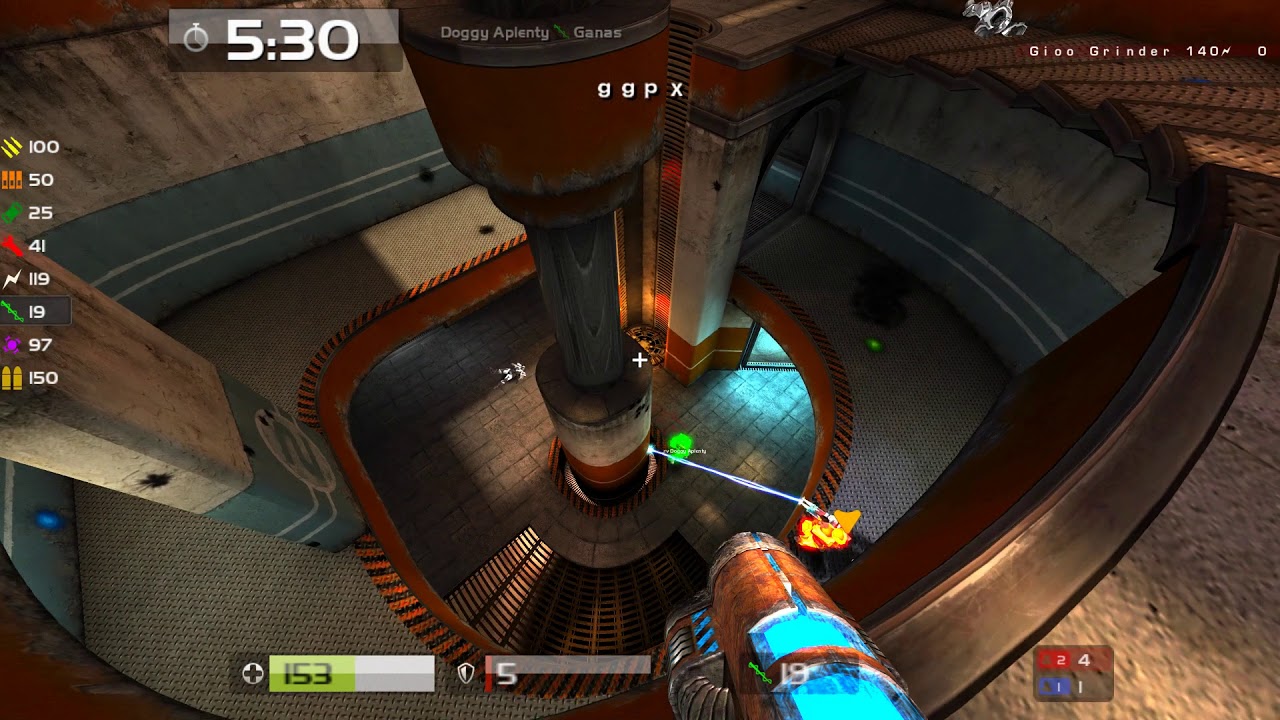 Quake Live: Pub CA-4v4 - other team was dominated 3 - YouTube