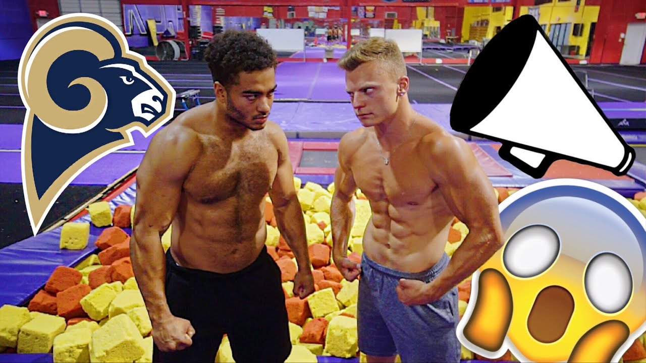 TEACHING AN NFL RUNNING BACK TO FLIP! - YouTube