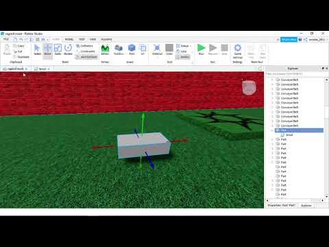 How to make a moving block in roblox studio - YouTube