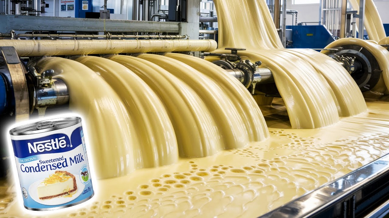 How American Factories Produce Millions of Cans of Condensed Milk Every ...