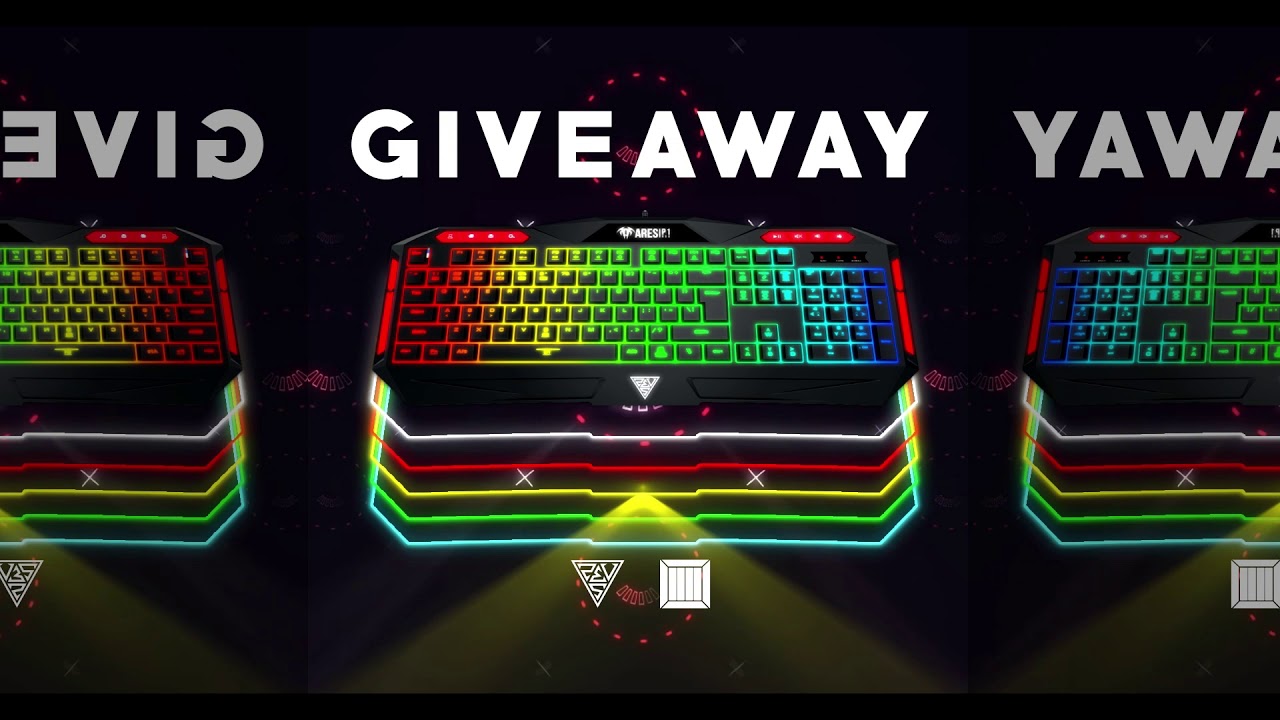 Ares P1 RGB Gaming Keyboard Giveaway | @BluprintStudio_ & @GamerCrates ...
