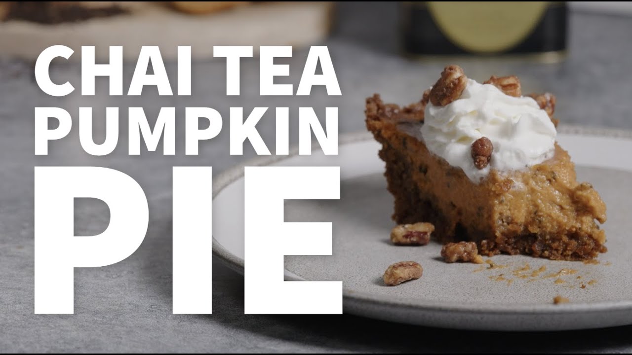Chai Tea Pumpkin Pie Recipe - YouTube