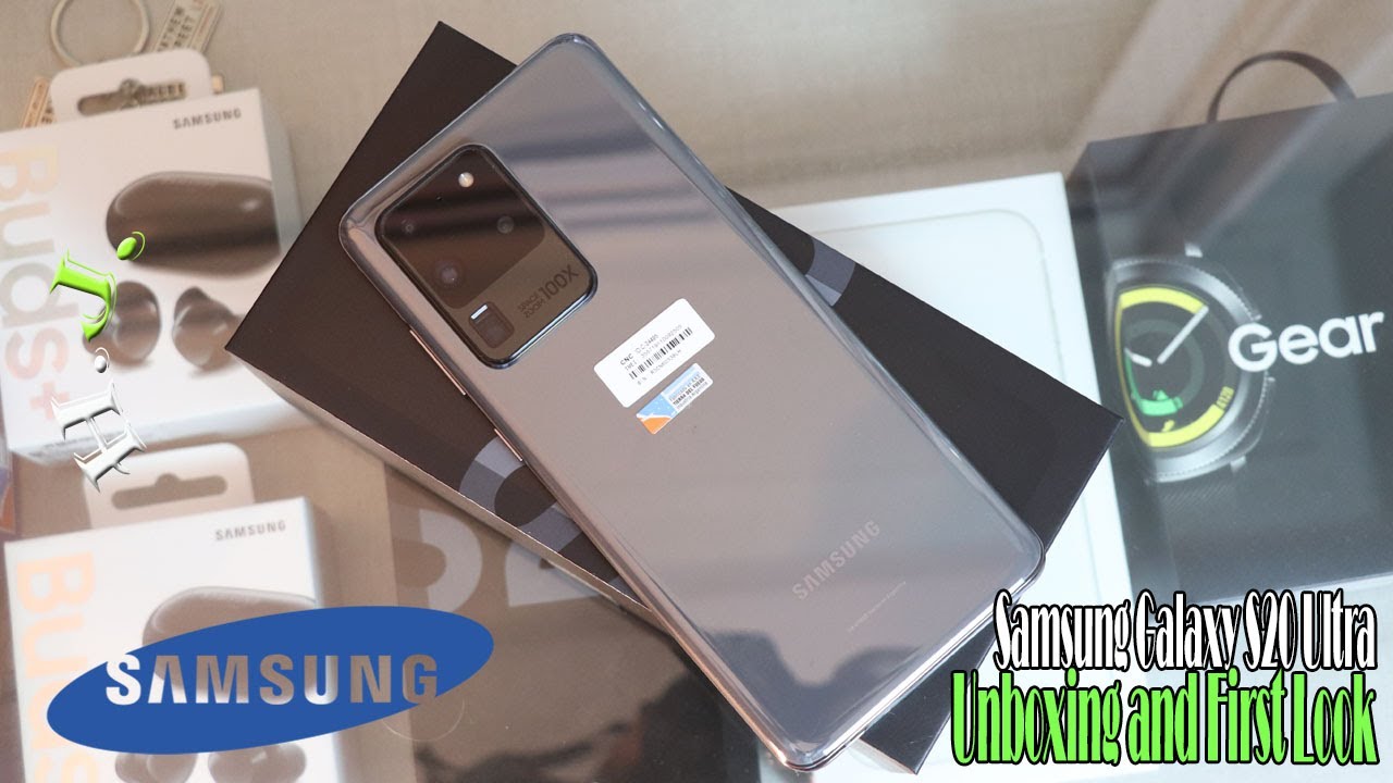 Samsung Galaxy S20 Ultra Unboxing & First Look - YouTube