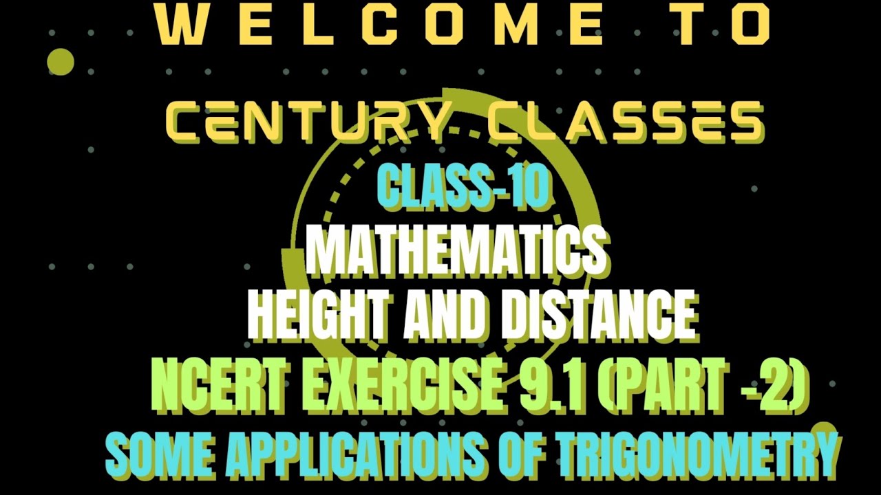 Trigonometry🔥( Height and Distance) Class 10#cbse #ncert - YouTube