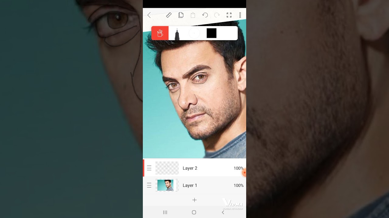 how to draw an Indian actor amir khan. - YouTube