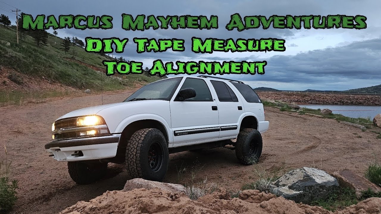 DIY Driveway Tape Measure Toe Alignment - YouTube