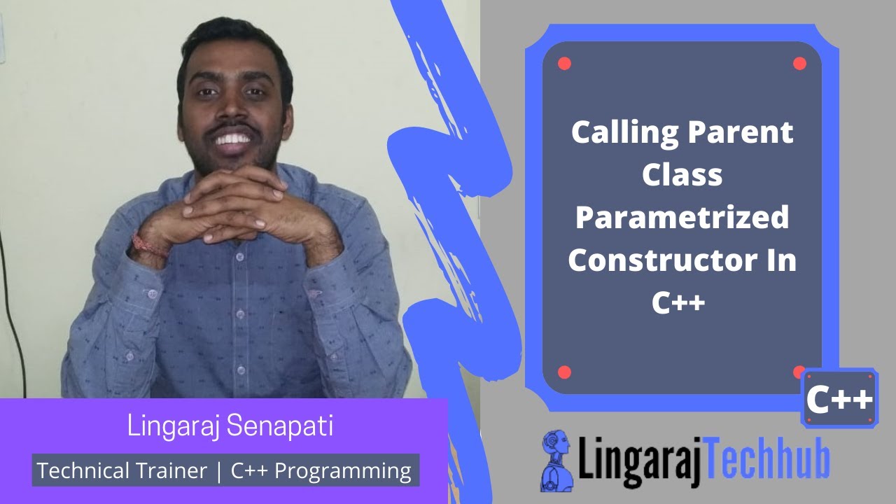 Calling Parent Class Parametrized Constructor In C++ #213 - YouTube
