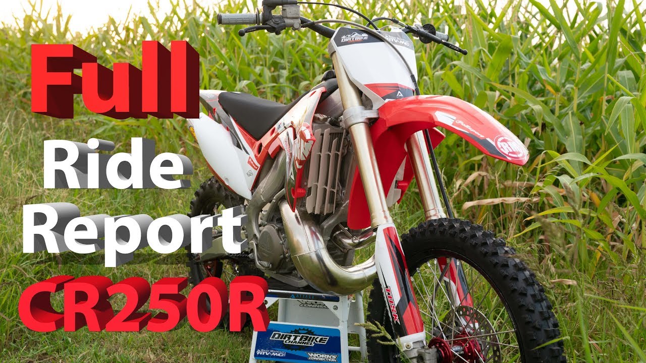 Full Ride Report from My First outing on 2003 Honda CR250R - YouTube