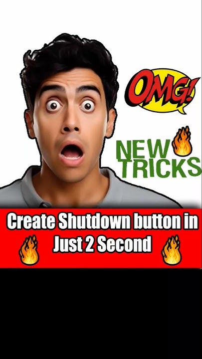 Create shutdown button in just 10 sec🔥 #viral #shorts #shortvideo #computer #excel - YouTube