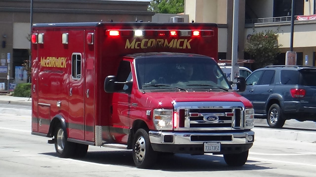 McCormick Ambulance Responding - YouTube