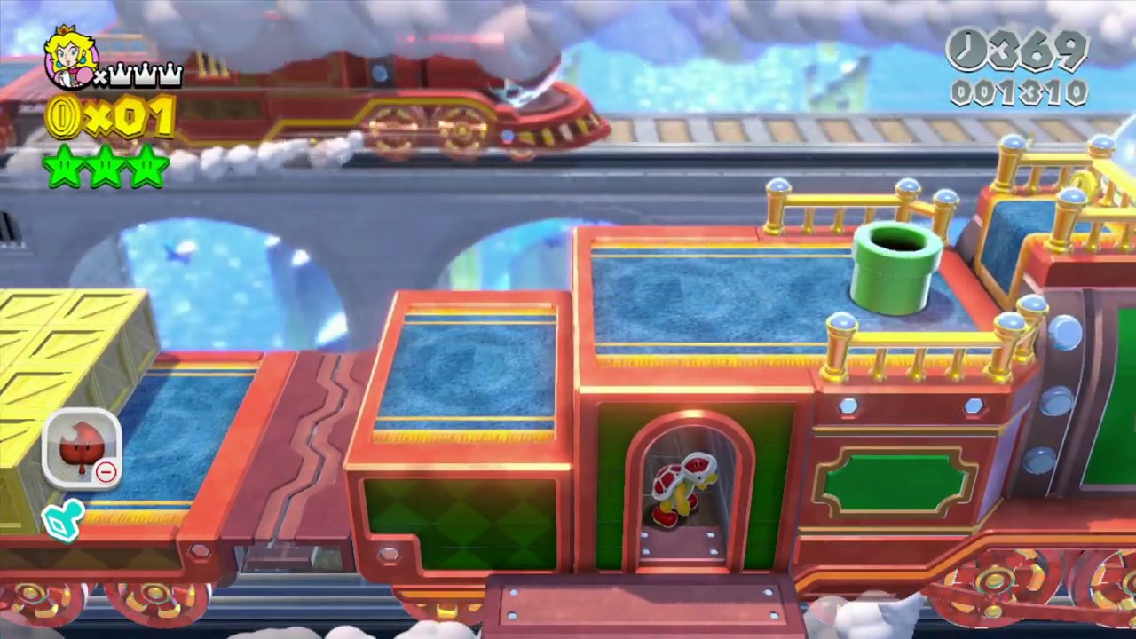 Super Mario 3D World 3-Train Speedrun - Time: 58 (Tied WR) - YouTube