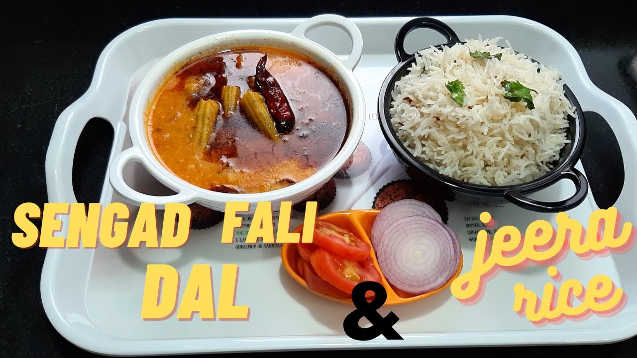Sengad Fali wali Dal and Jeera Rice | Drumstick Dal and Jeera Rice ...
