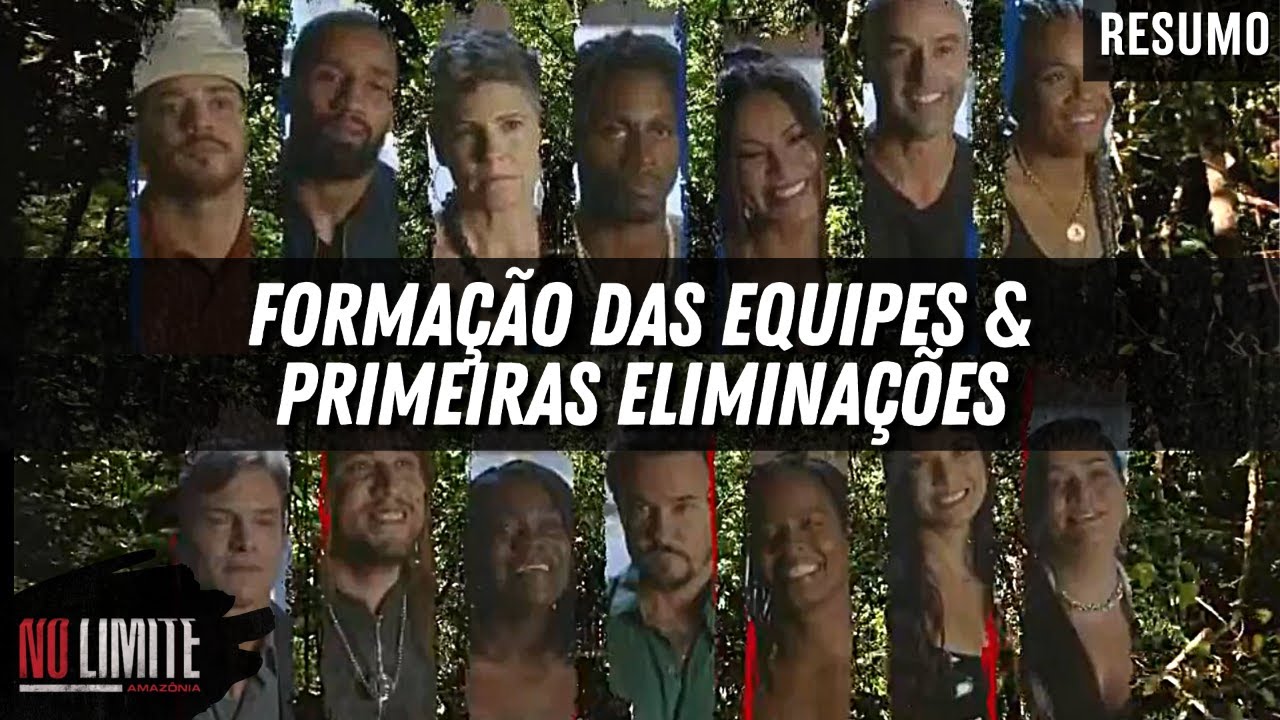 NO LIMITE • Amazônia: Resumo dos Ep's. 1 e 2; Formação das Equipes ...