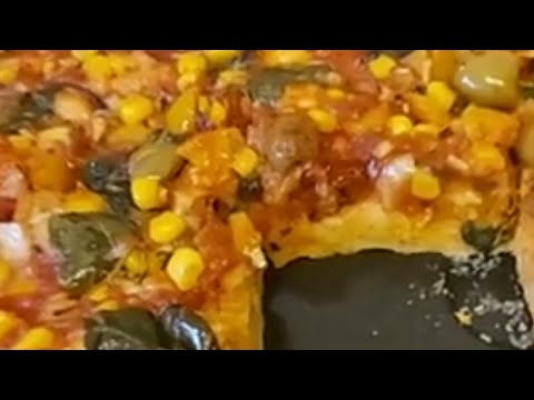 የፆም ፒዛ አዘገጃጀት-how to make vegan pizza-Ethiopian food - YouTube