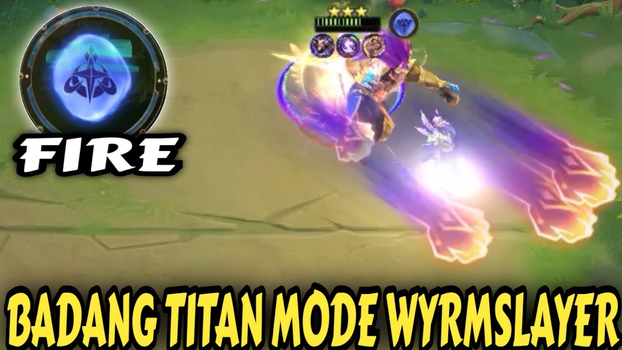 HYPER BADANG TITAN MODE WYRMSLAYER !!! COMBO MAGIC CHESS TERKUTAT ...