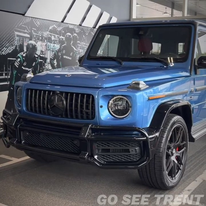 GO SEE TRENT‼️ AMG G63 in South Sea Blue metallic at Mercedes-Benz of ...