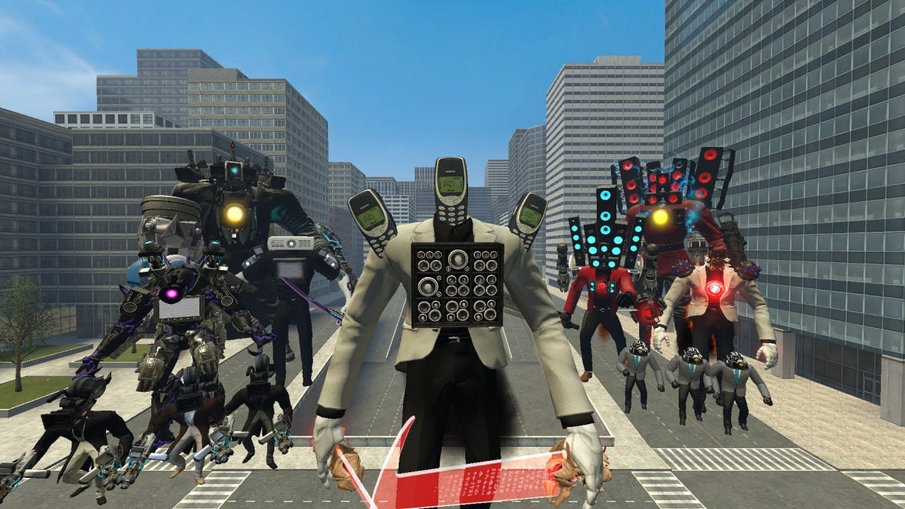 NEW UPGRADED TITAN NOKIAMAN BOSS vs ALL SKIBIDI BOSSES in Garry's Mod ...